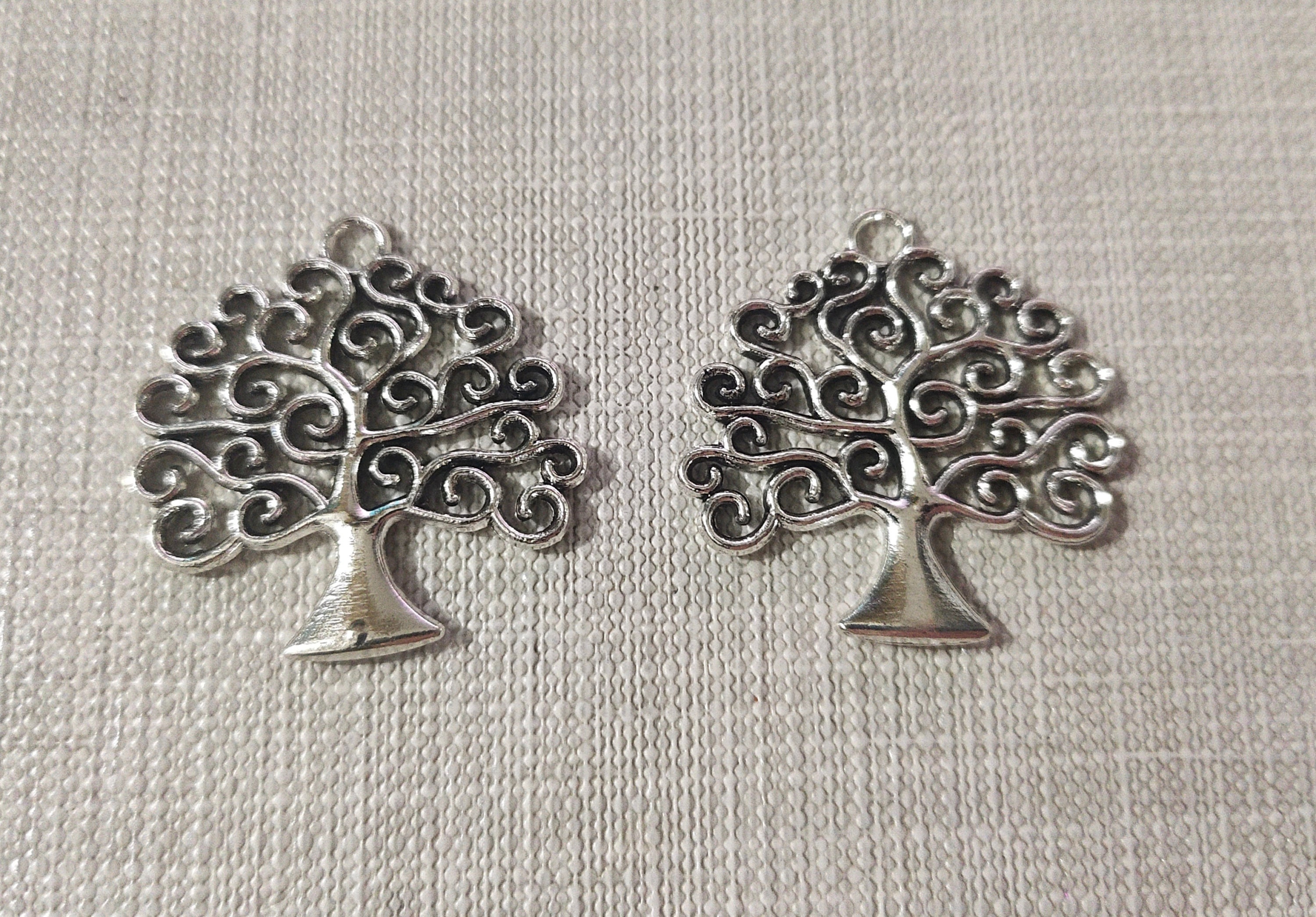 30 Pcs Double Sided Tree of Life Charms Tree of Life - Etsy
