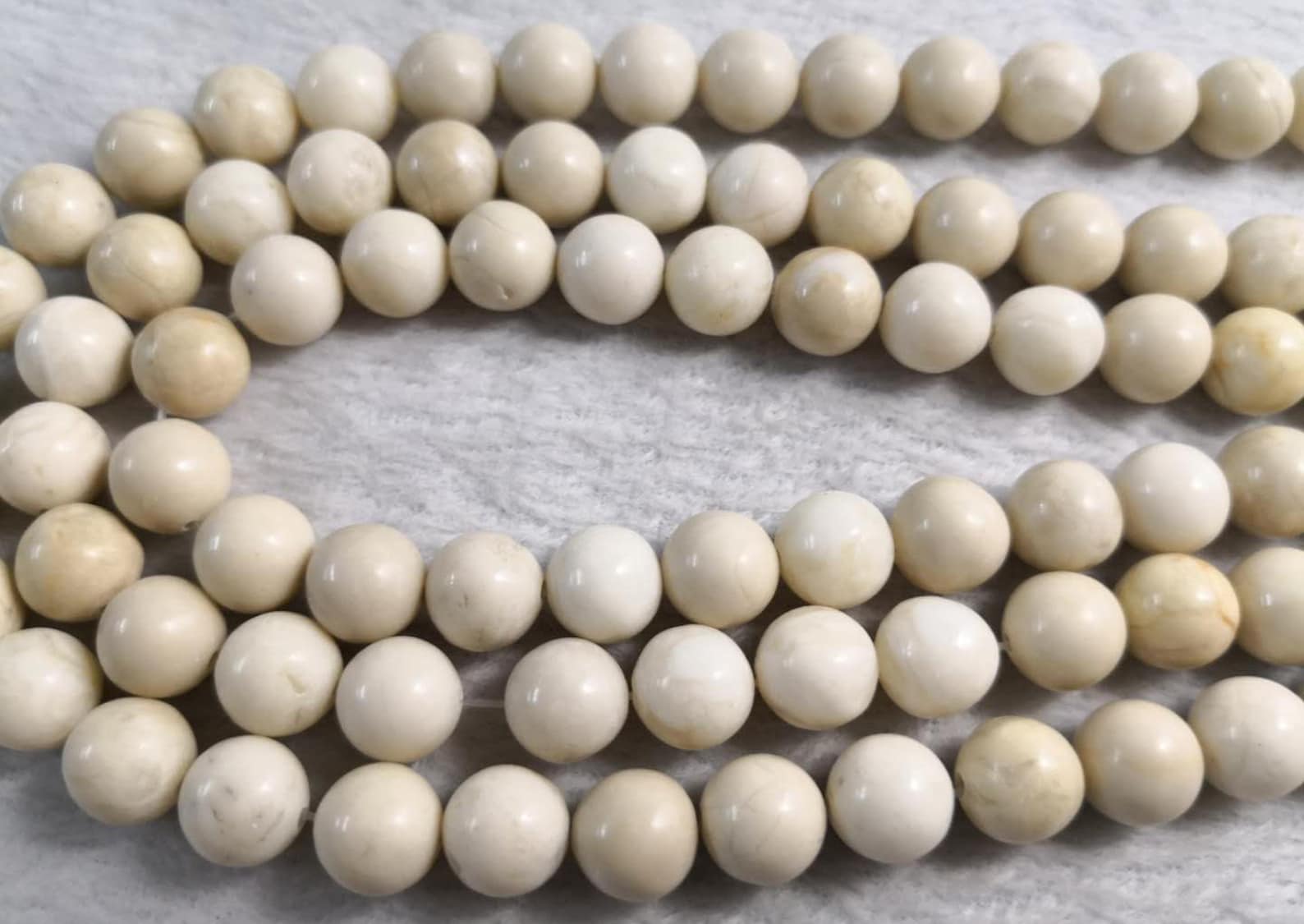 1 Full Strand 8mm 10mm River Stone Beads , Smooth Round Beads , Beading ...