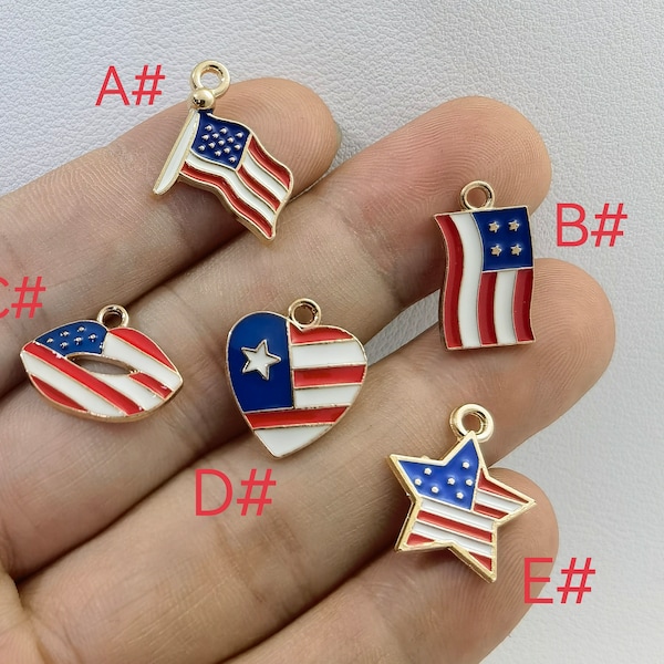Flag Charms - Etsy