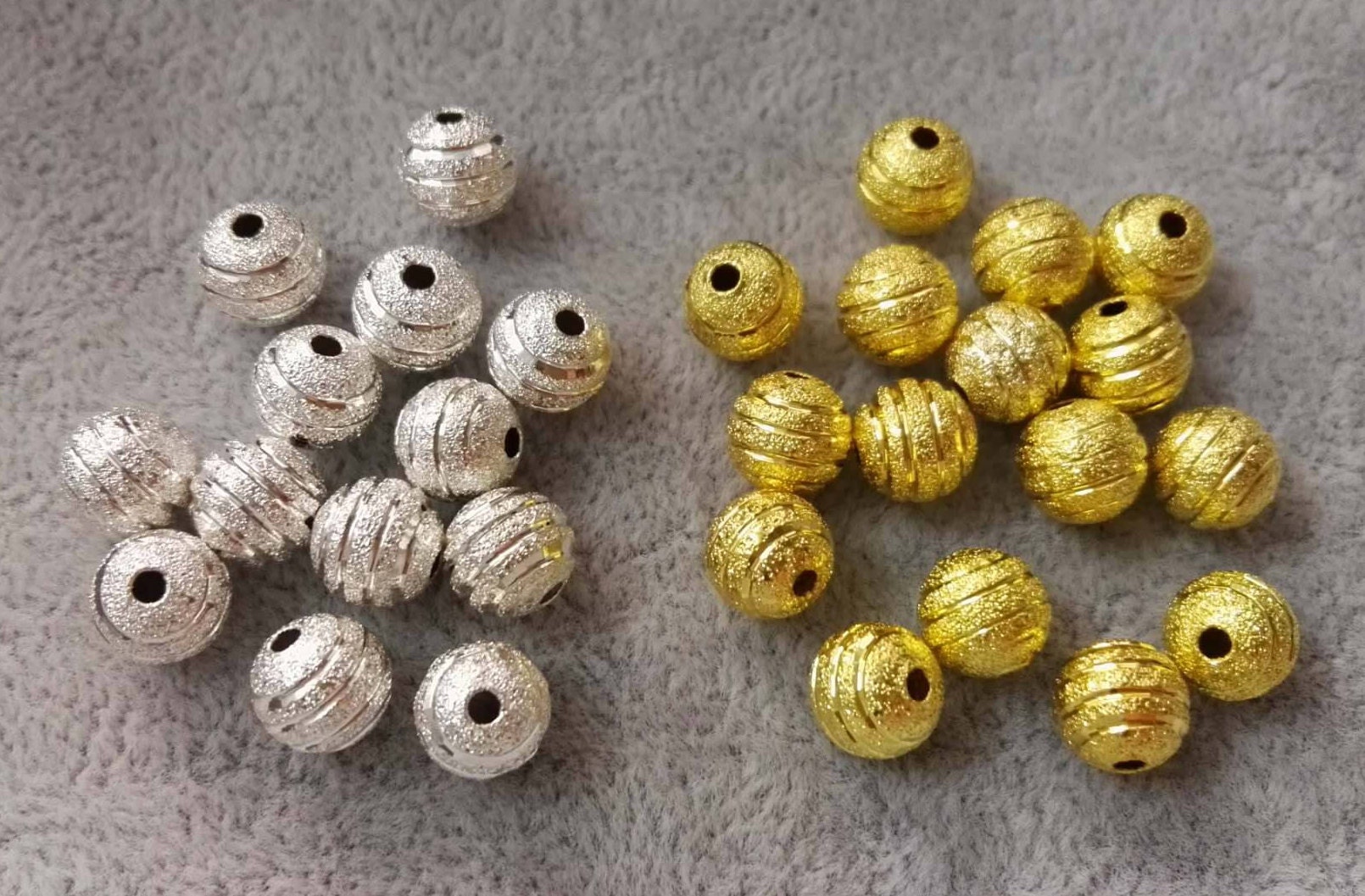 50pcs Matte Copper Round Beads Cut Ball Copper Beads 8mm | Etsy