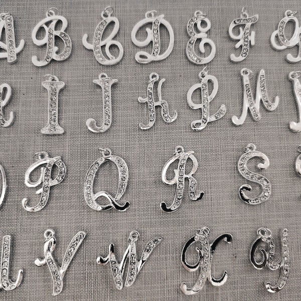 Rhinestone Letters - Etsy