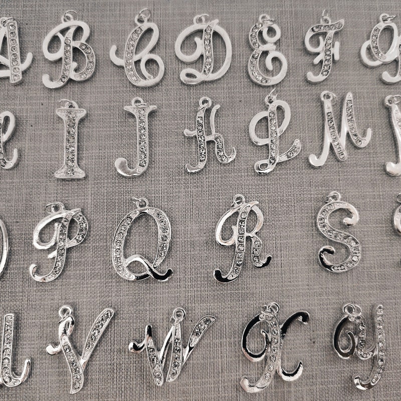 Pewter Letters - Etsy