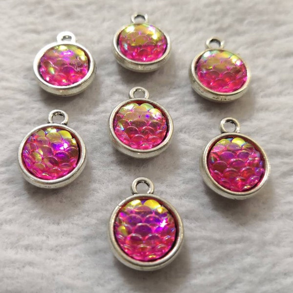 Mermaid Scale Charm - Etsy