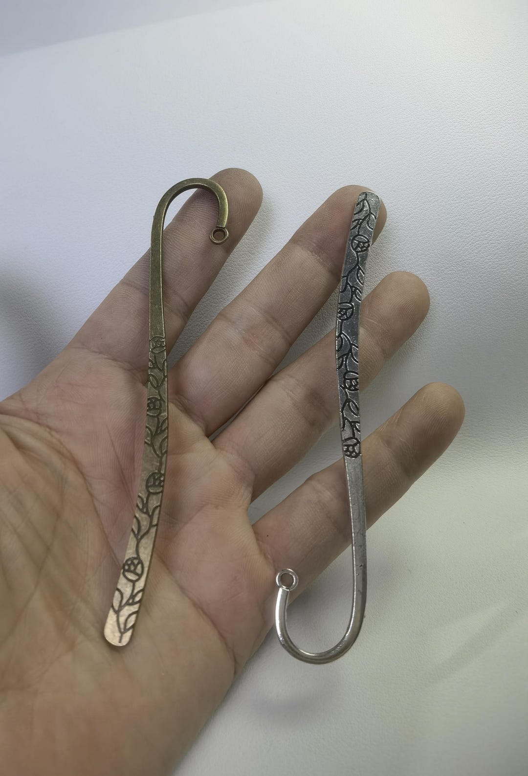 20x114mm Silver Pretty Pattern Carved Metal Bookmark , Antique Silver ...