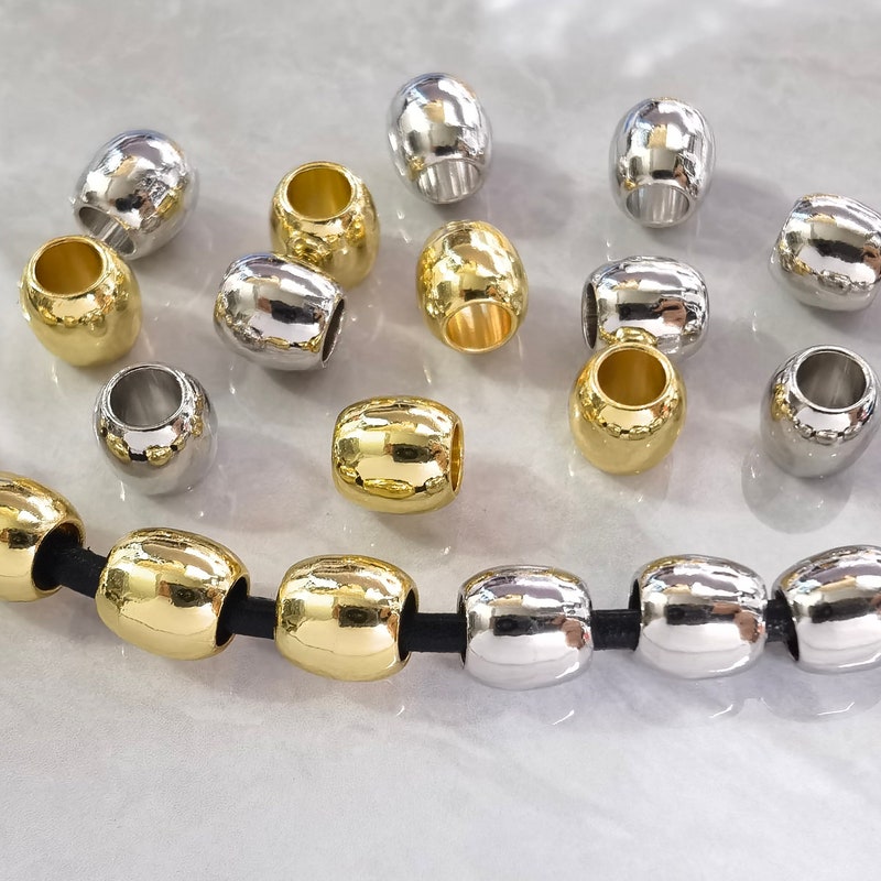 Large Metal Beads - Etsy