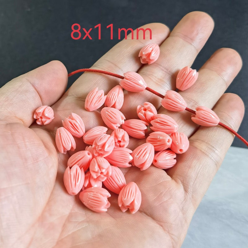 Carved Pikake Beads - Etsy