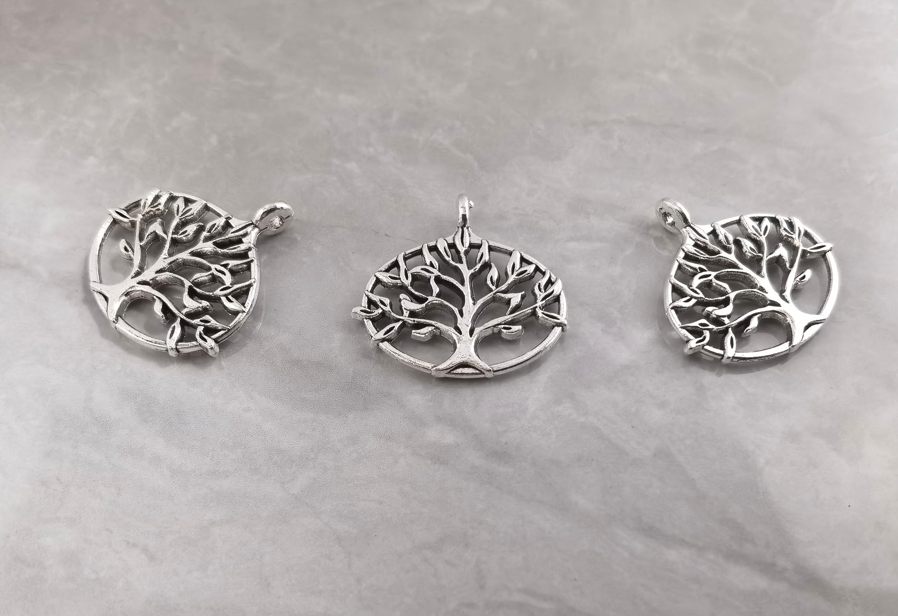 30pcs Double Sided Tree of Life Charms 27x27mm Tree of Life - Etsy