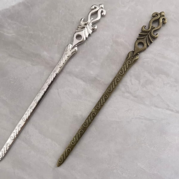 Silver Hair Stick - Etsy