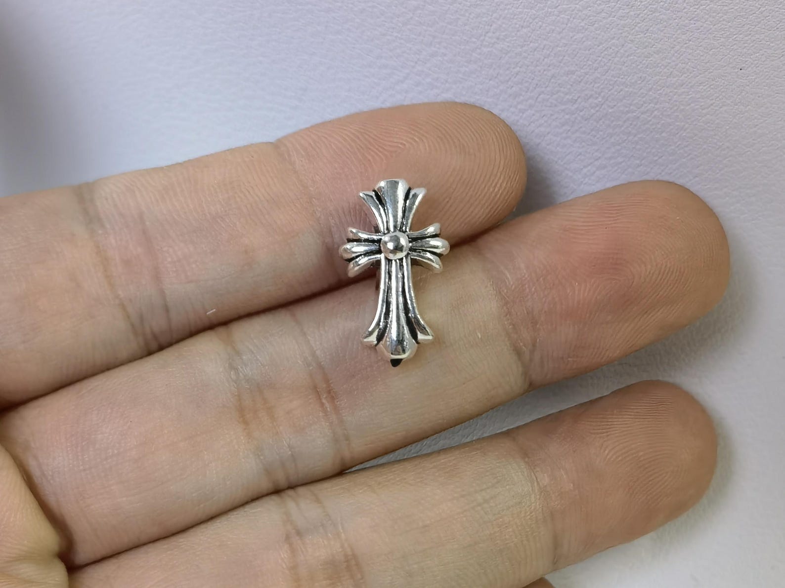 18x11mm Double Sided Cross Beads ,antique Silver Cross Beads, Metal ...