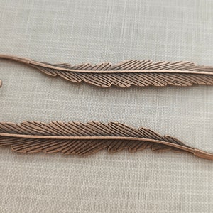 10 Pcs Feather Bookmarks ,16x113mm Metal Bookmark ,graduate Gift ...