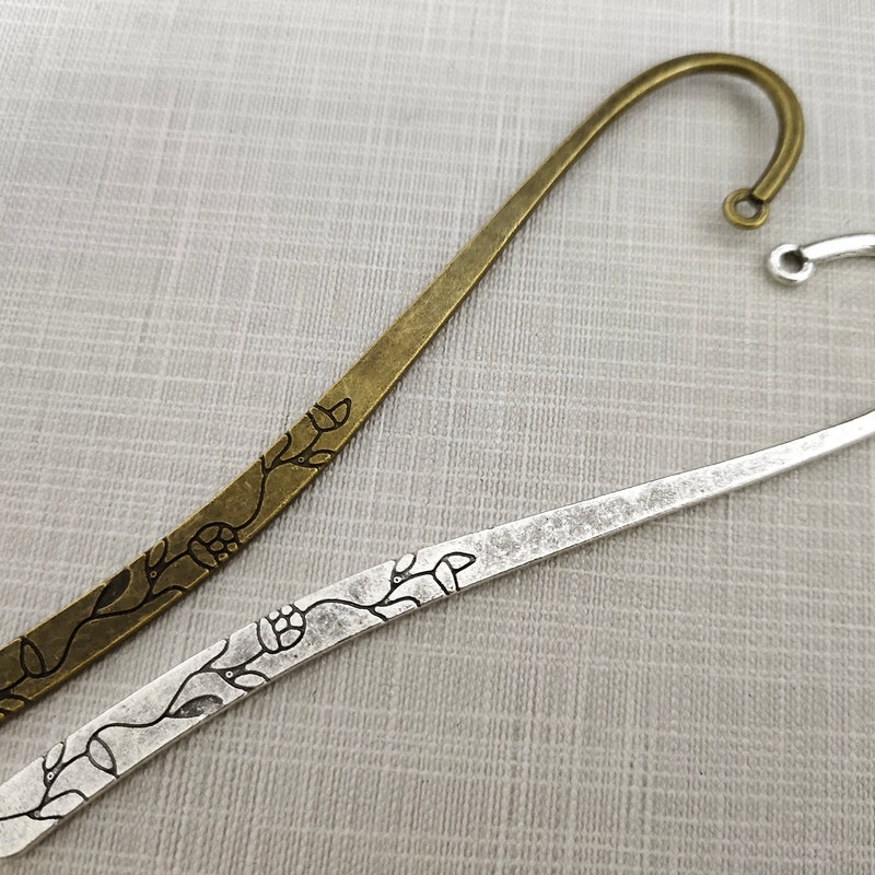 Metal Bookmark - Etsy
