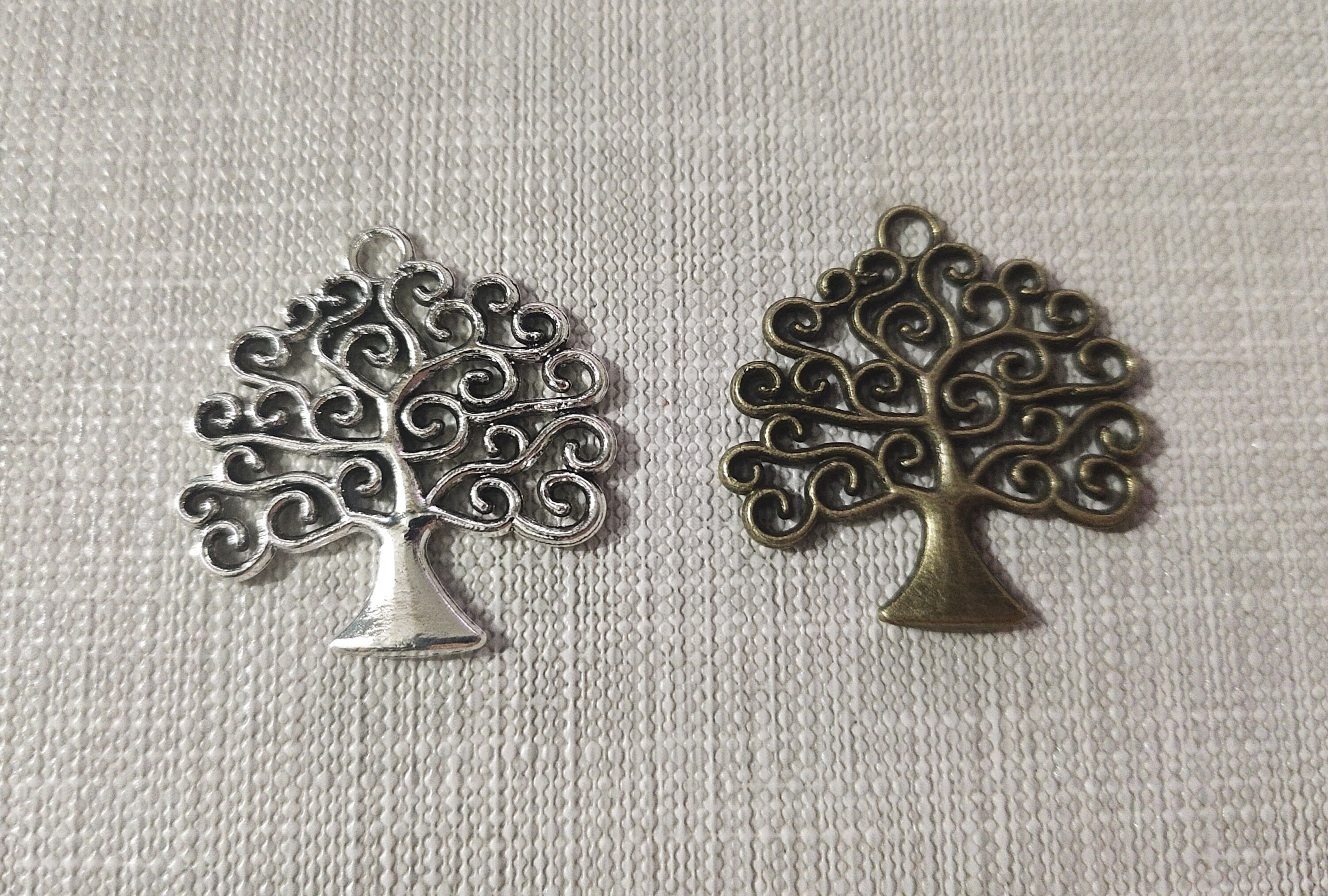 30 Pcs Double Sided Tree of Life Charms Tree of Life - Etsy