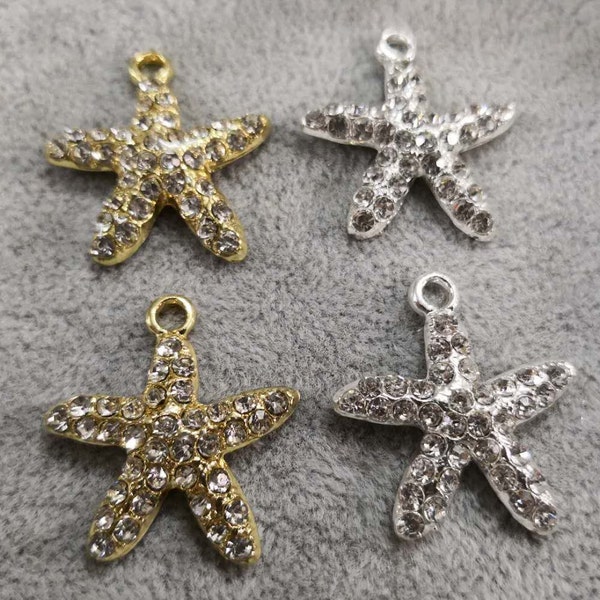 Rhinestone Starfish - Etsy