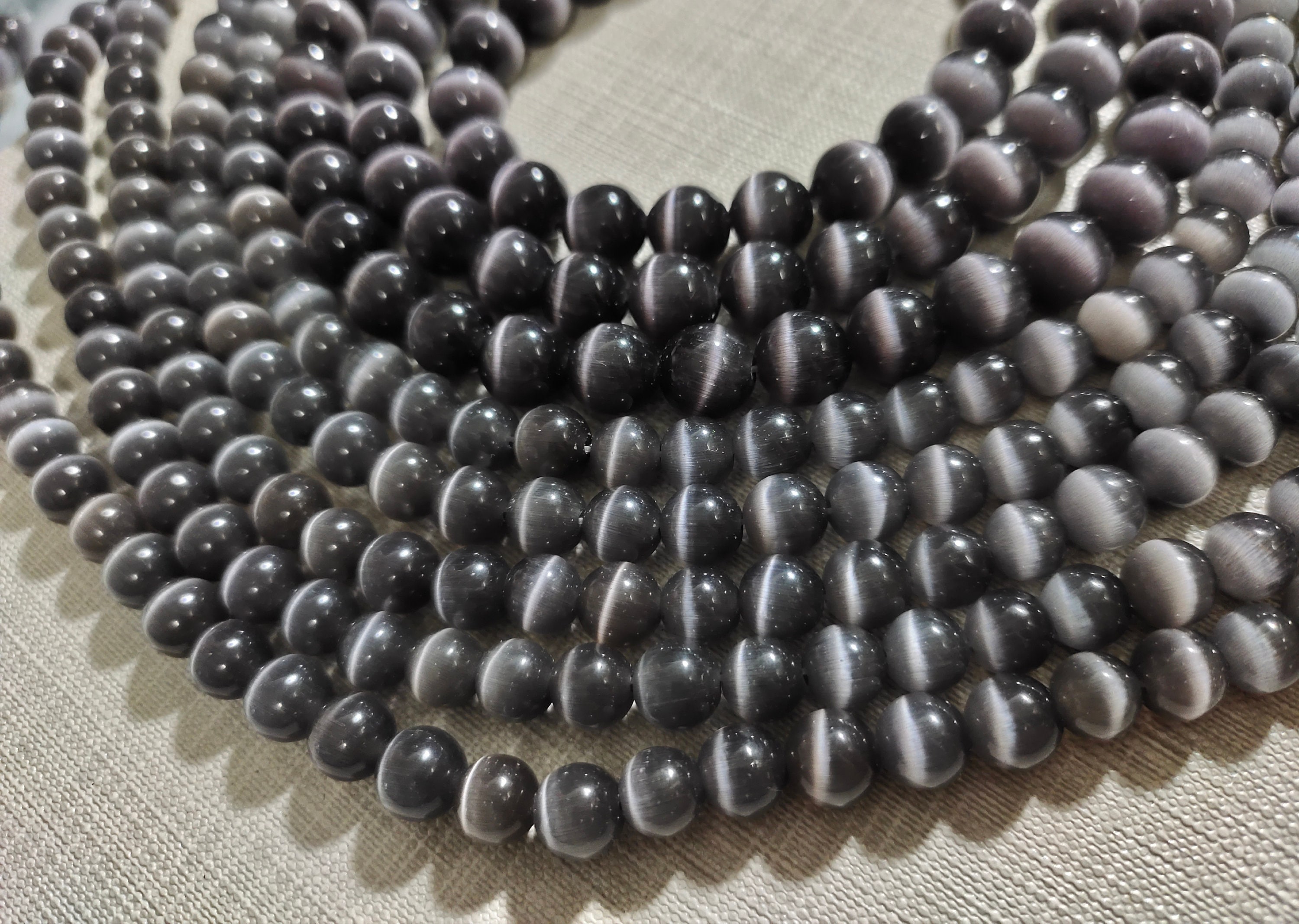 1 Full Strand Cat's Eye Round Loose Beads ,cat Eye Beads ,6mm 8mm 10mm ...