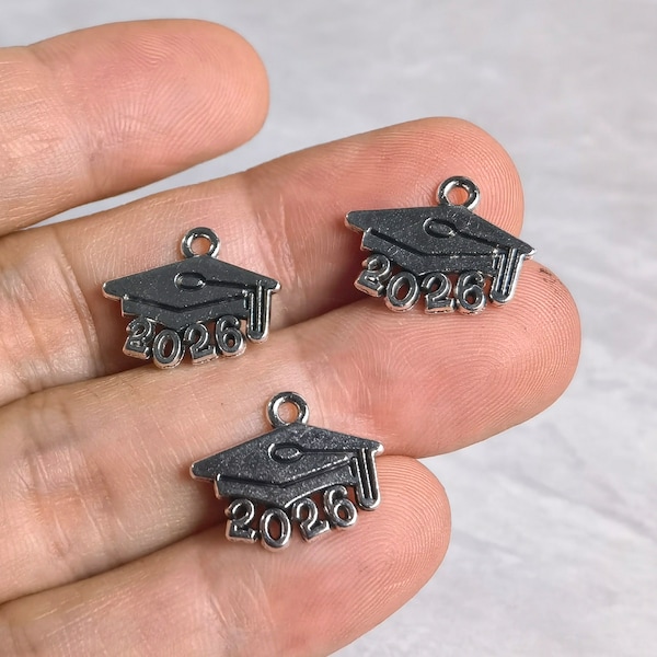 Graduation Hat Charm - Etsy