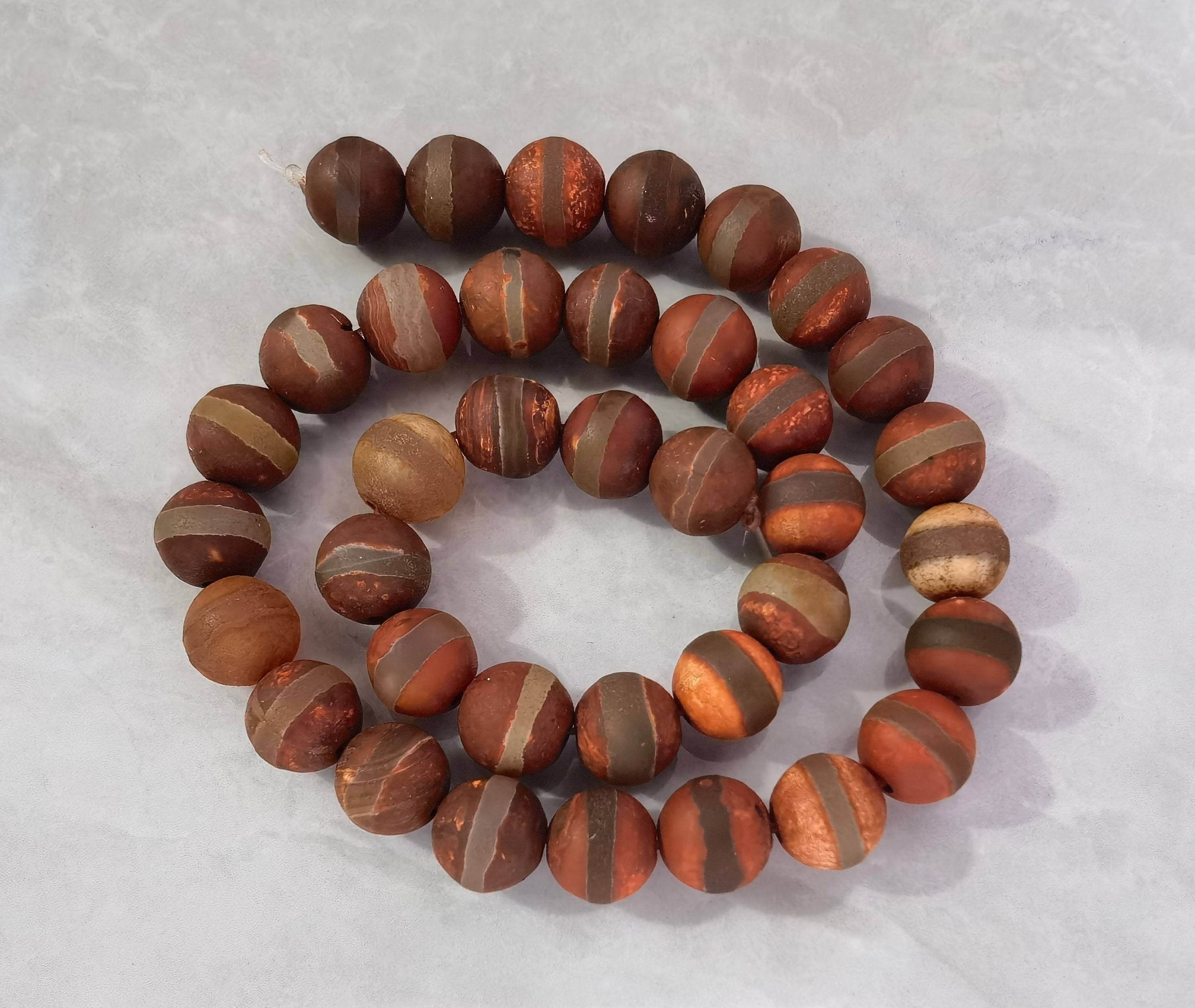 1 Full Strand 8mm 10mm Tibetan Dzi Beads tibetan Agate Beads - Etsy