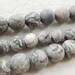 1 Full Strand 6mm 8mm 10mm Natural Map Jasper Beads , Matte Map Jade ...