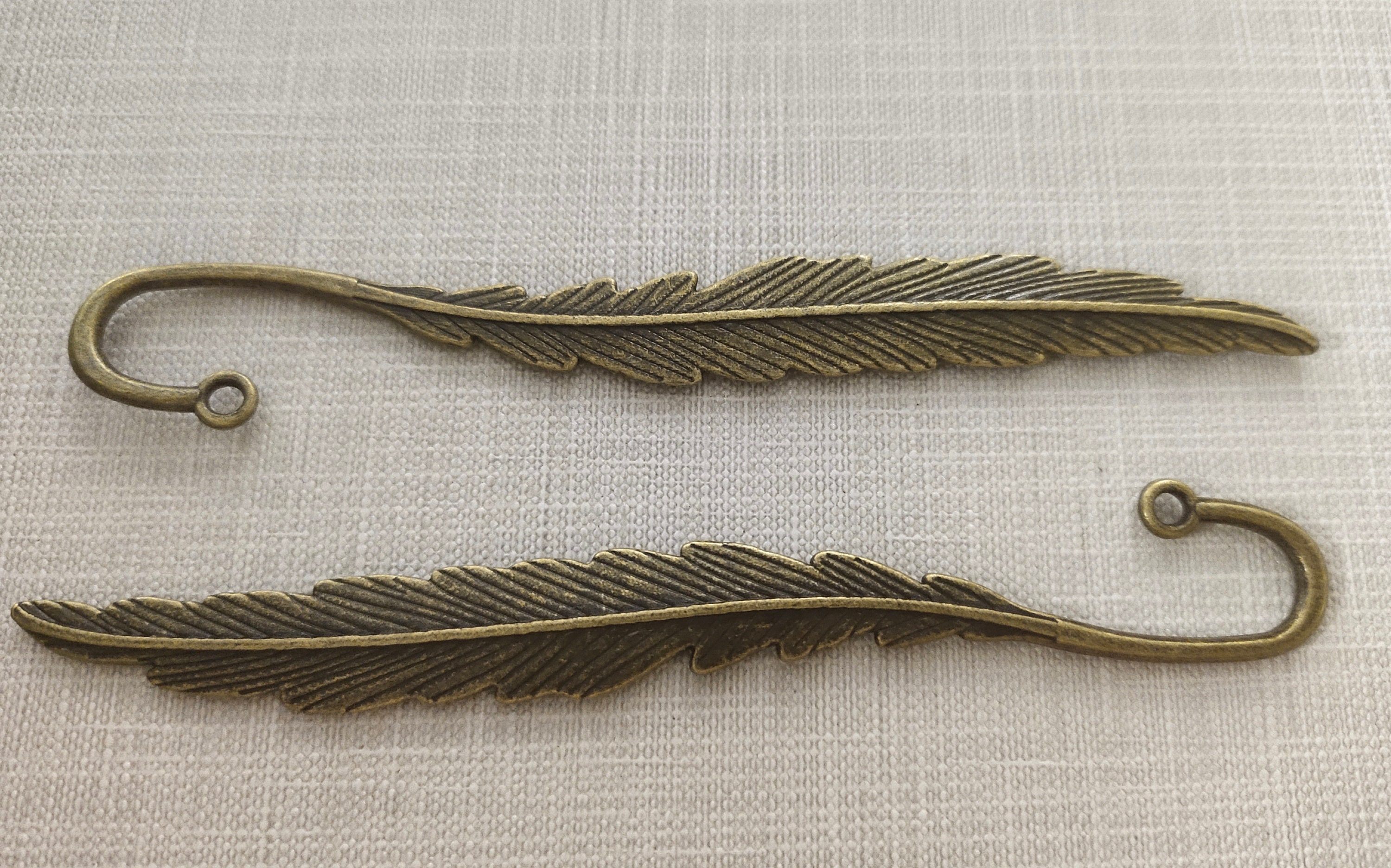 10 Pcs Feather Bookmarks ,16x113mm Metal Bookmark ,graduate Gift ...