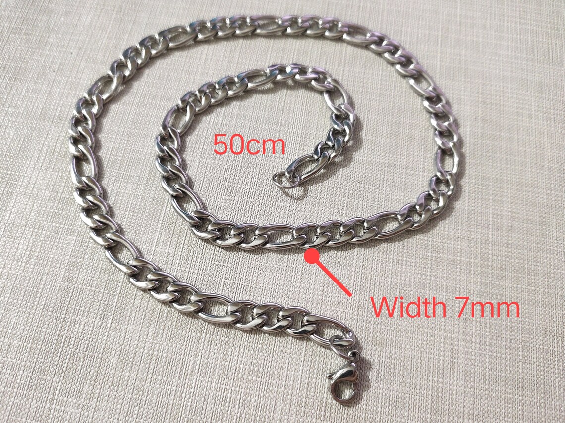 50cm Stainless Steel Chain Necklace Jewelry Making Chain - Etsy