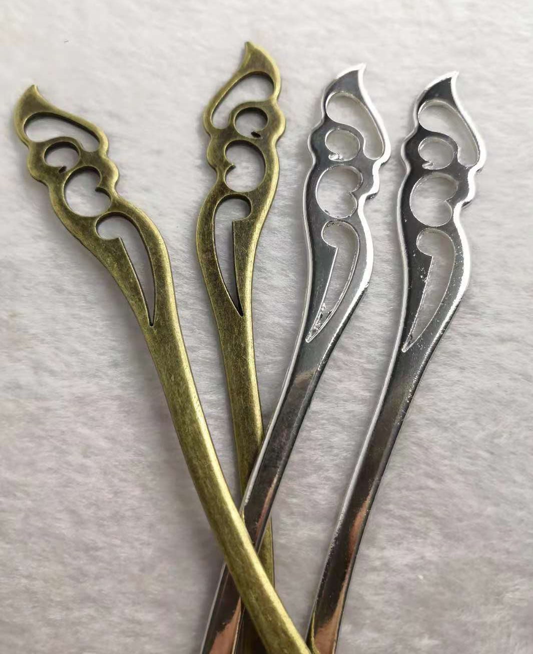 5 Pcs Antique Silver / Bronze Hair Stick ,hair Sticks Hairpin ,hair ...