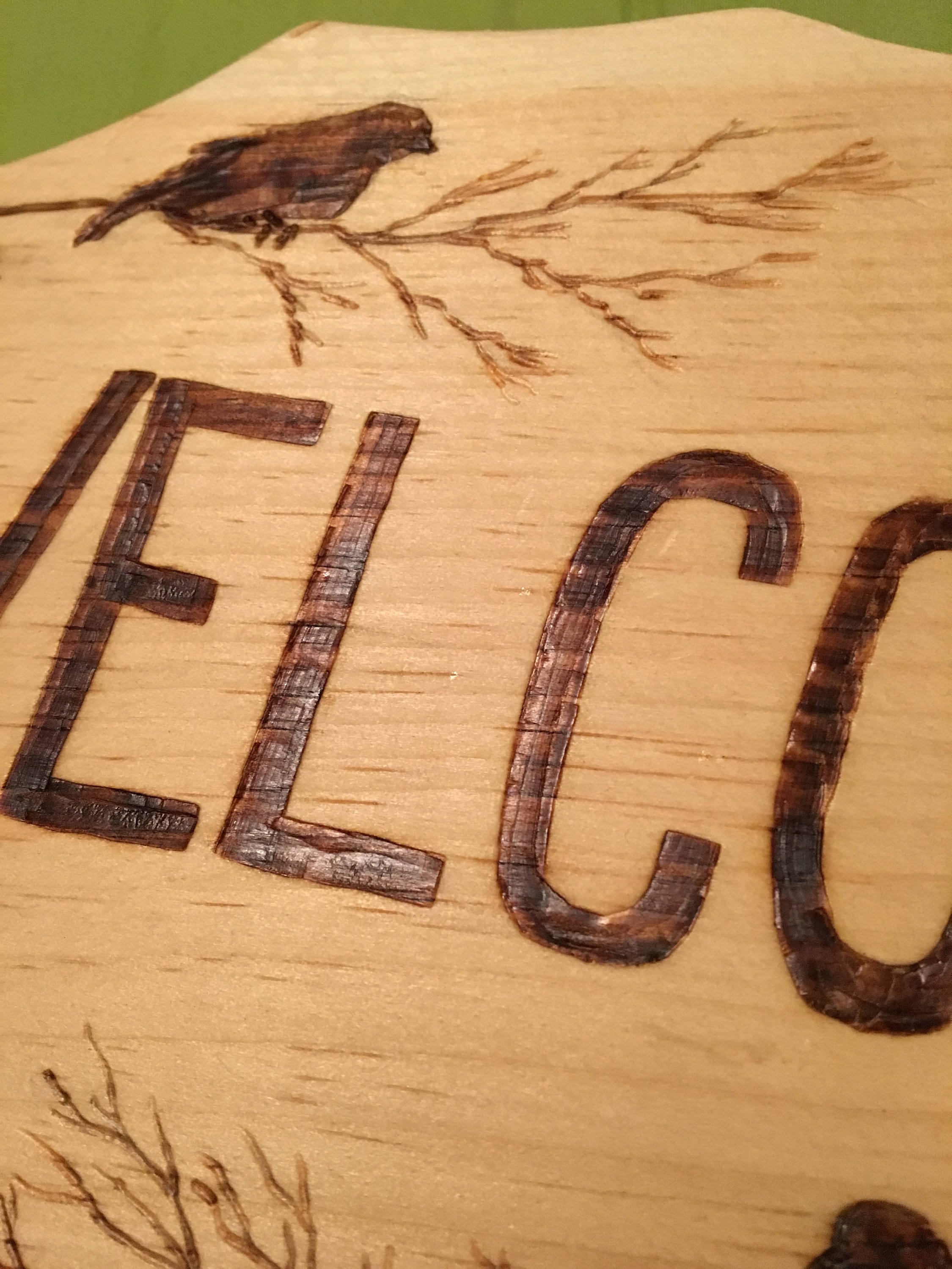 HANDMADE, Wooden Welcome Sign - Etsy