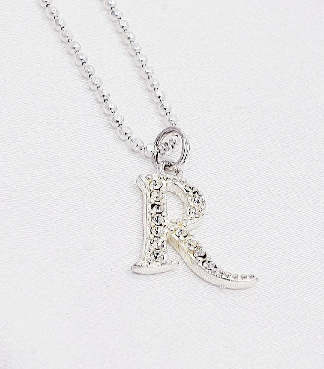 Pretty Vintage Italian 925 Sterling Silver " R " Initial Monogram Charm ...