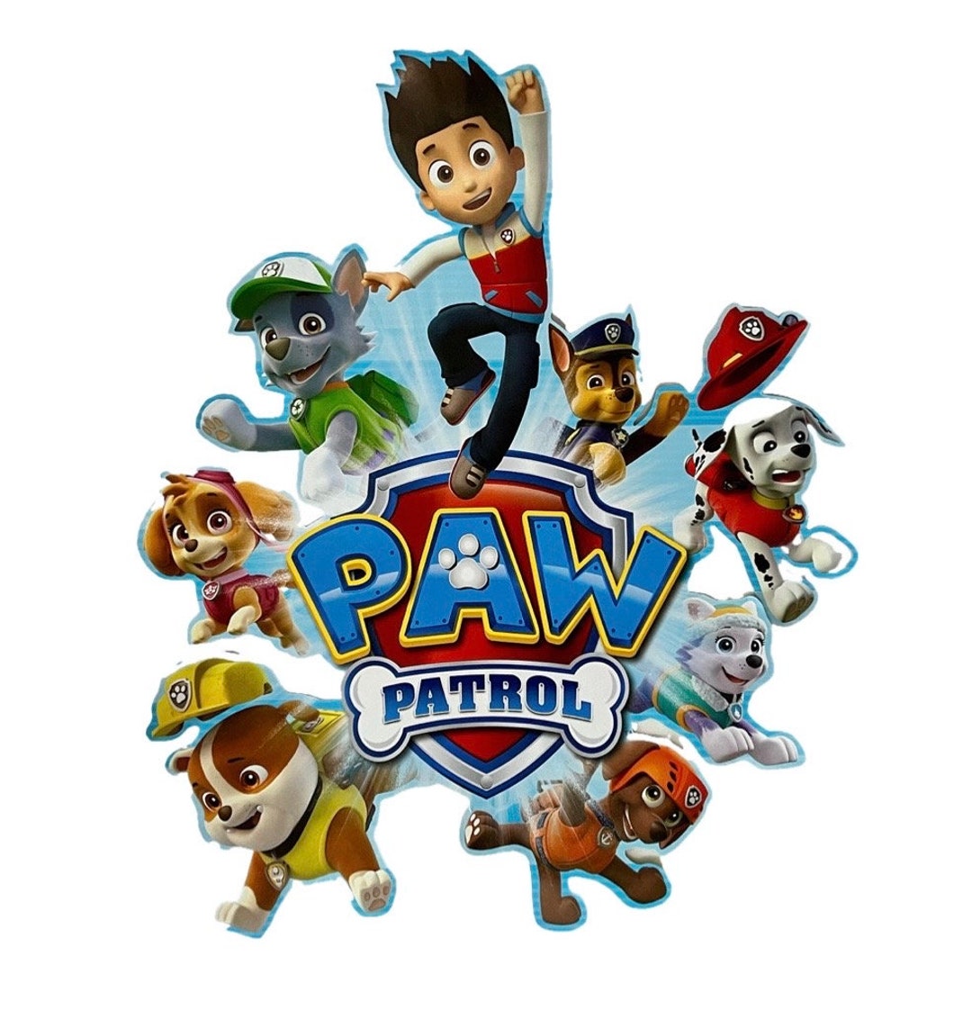 Paw Patrol Cartoon Ephemera Character Paper Clippings for Crafts ...