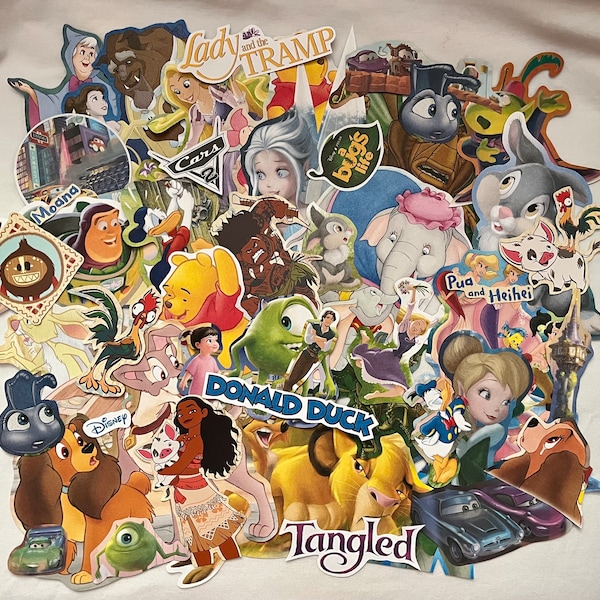 Pixar Scrapbook Paper - Etsy