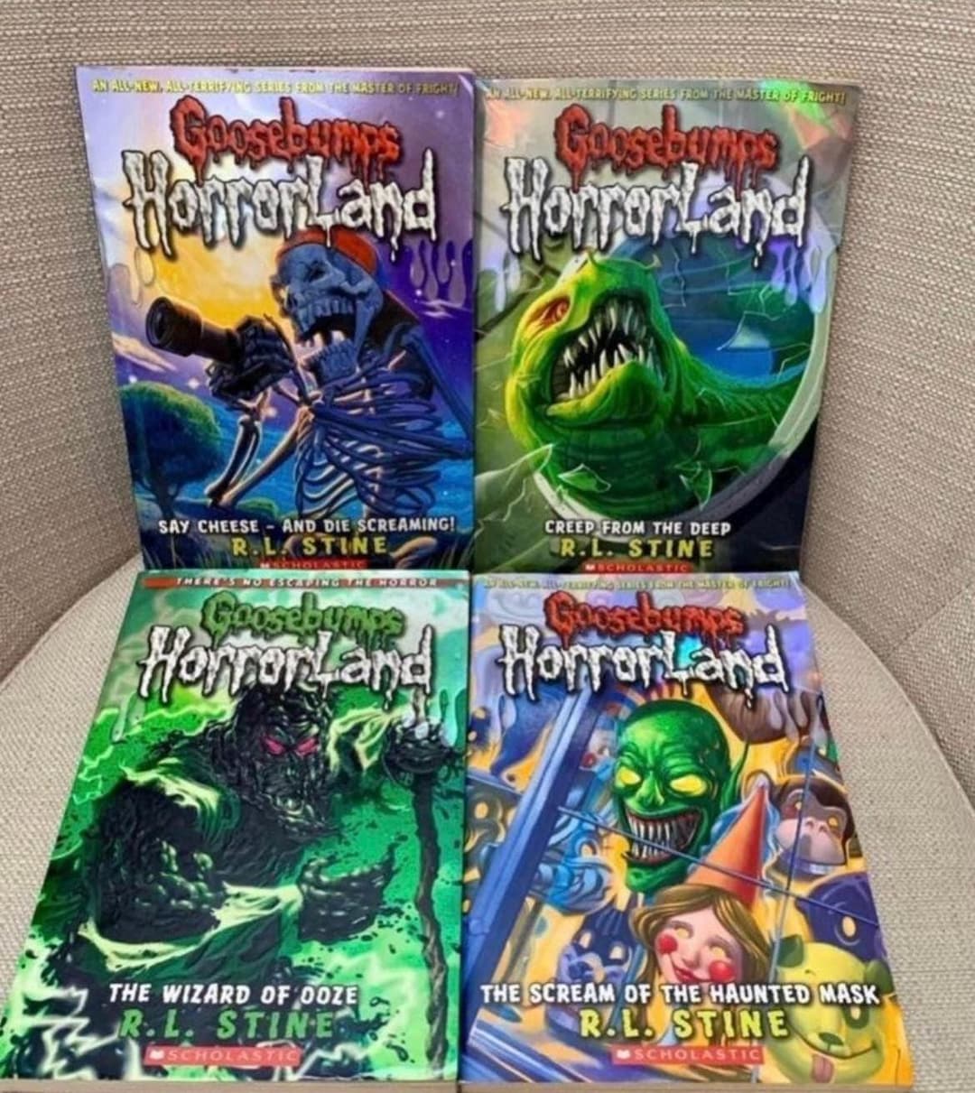 4 Goosebumps Horrorland Books by R. L. Stine - Etsy