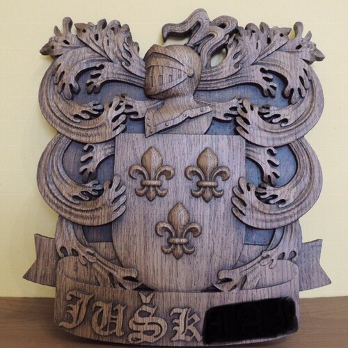 Personalized Family Crest Necklace Gold Custom Coat of Arms | Etsy