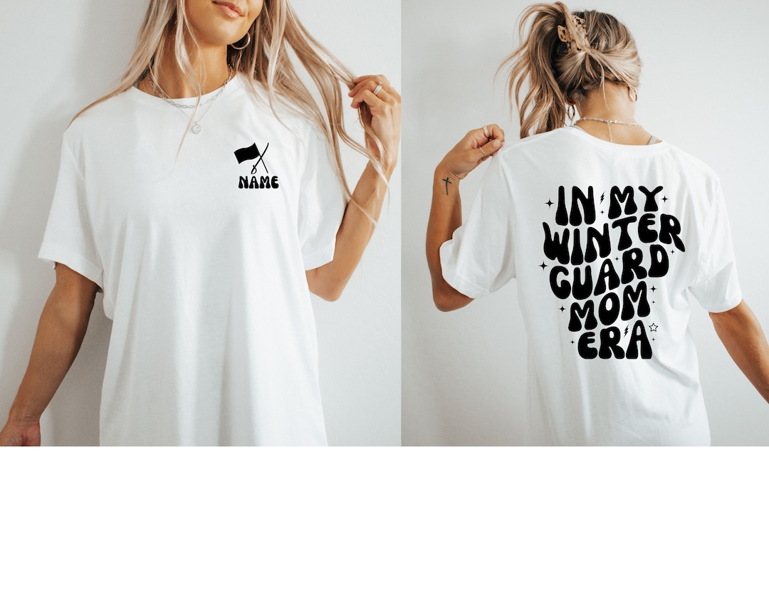 Winter Color Guard Mom Shirt, Color Guard Shirt, in My Era Mom Shirt ...