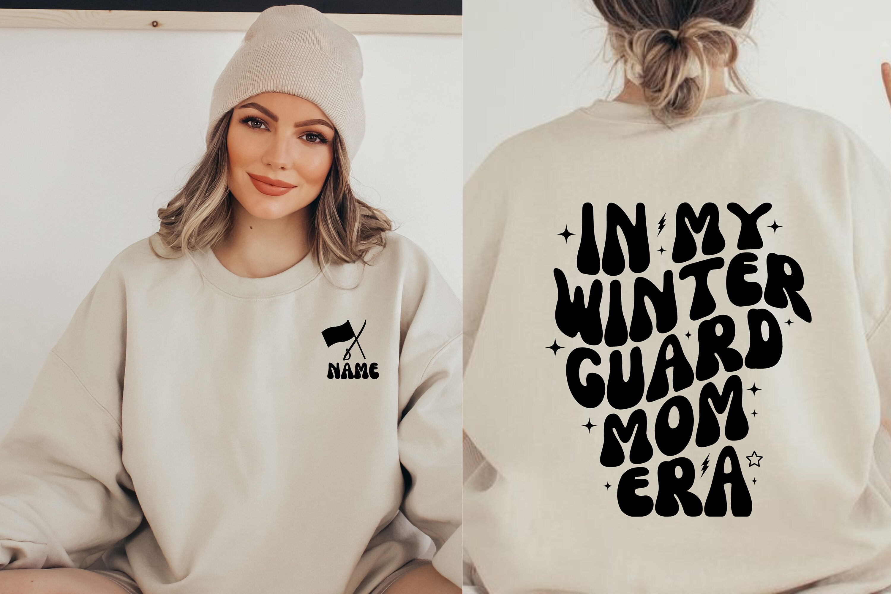 Custom Winter Color Guard Sweatshirt, Color Guard Sweatshirt, in My Mom ...