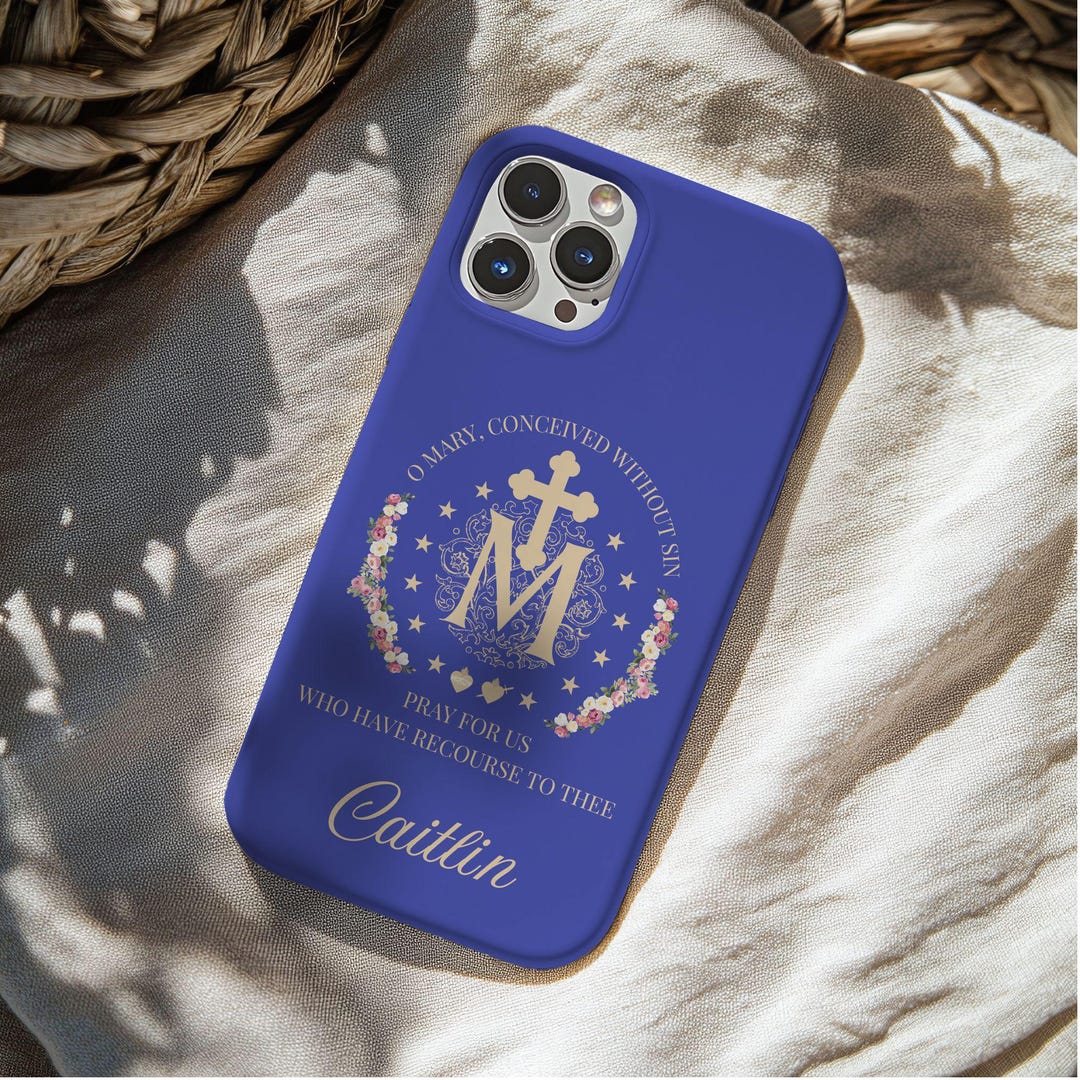 Custom Miraculous Medal, Christian Phone Case, Phonecase, Magsafe ...