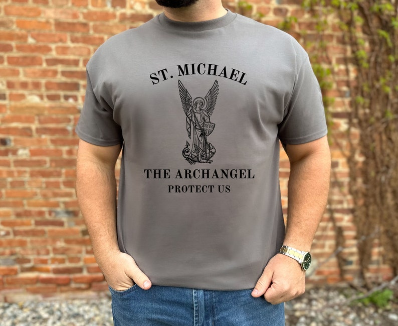 St Michael the Archangel, Saint Shirt, Catholic Shirt, Christian Shirt ...