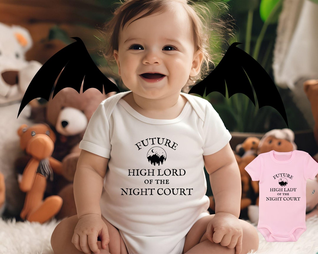 Officially Licensed, ACOTAR Baby Bodysuit, High Lord of the Night Court ...