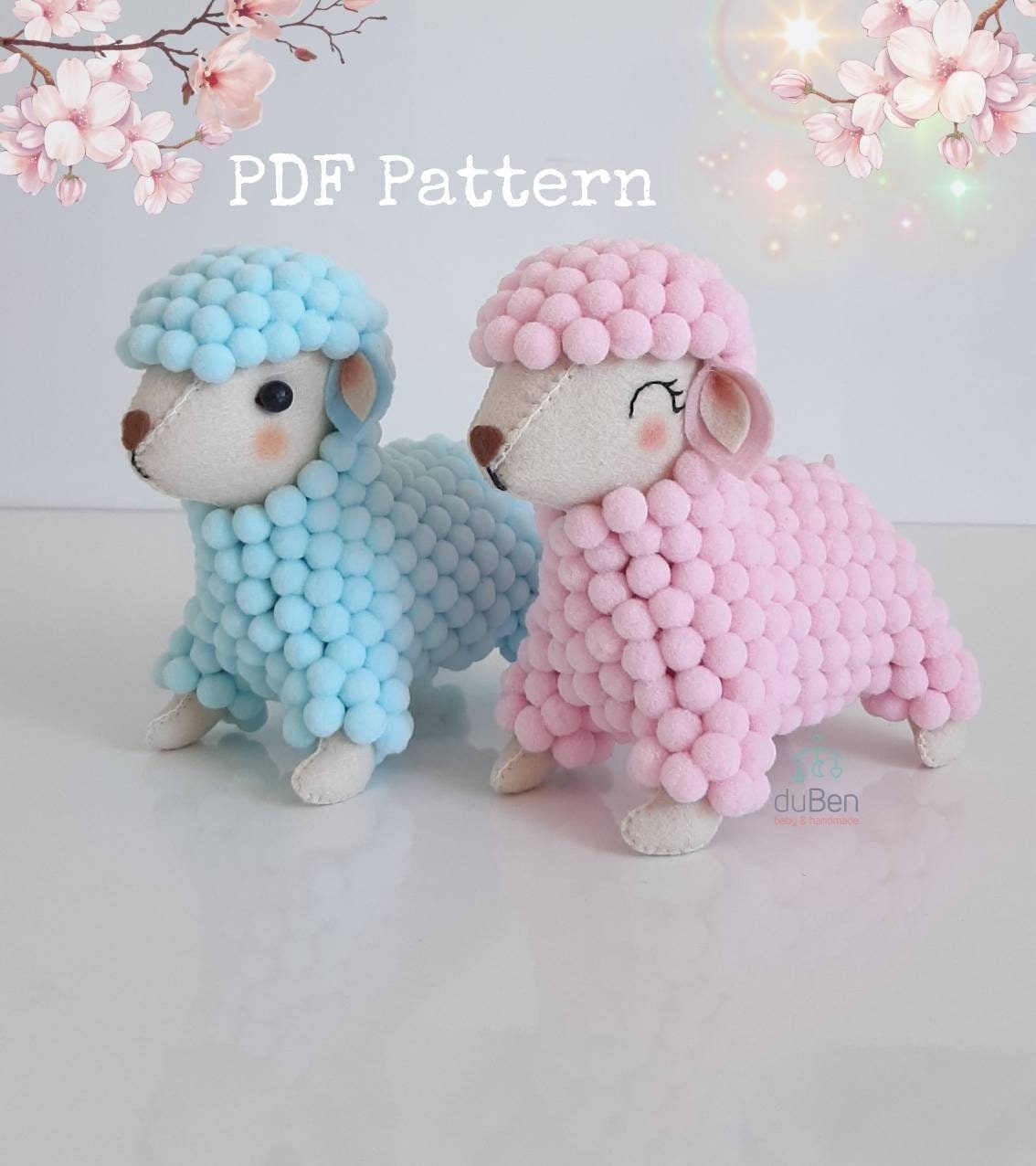 PDF Pattern/felt Pattern/ Little Sheep /felt Sheep Pattern /sheep ...