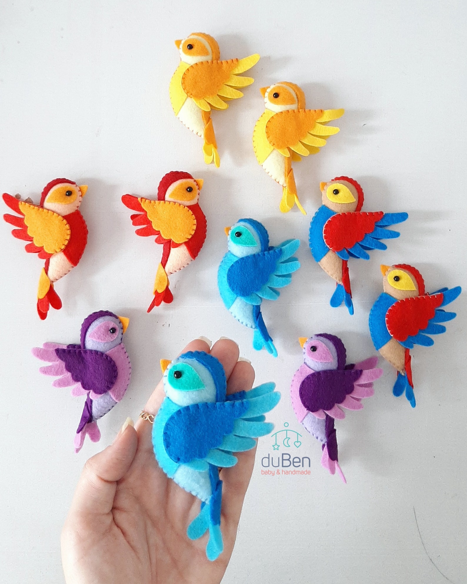PDF Pattern/ Felt Pattern/little Bird/ Felt Little Bird/ DIY Little ...