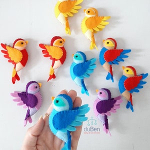 PDF Pattern/ Felt Pattern/little Bird/ Felt Little Bird/ DIY Little ...