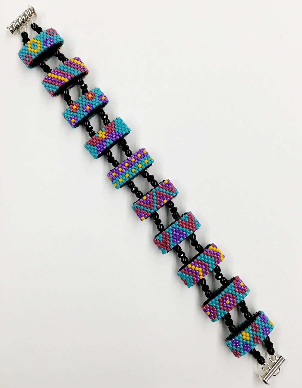 Updated Carrier Bead Peyote Stitch Patterns - Geometrics - Etsy