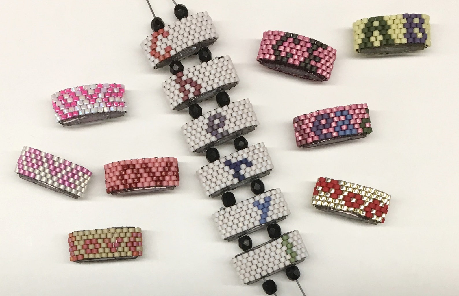 Carrier Bead Peyote Stitch Patterns - Alphabet - Etsy