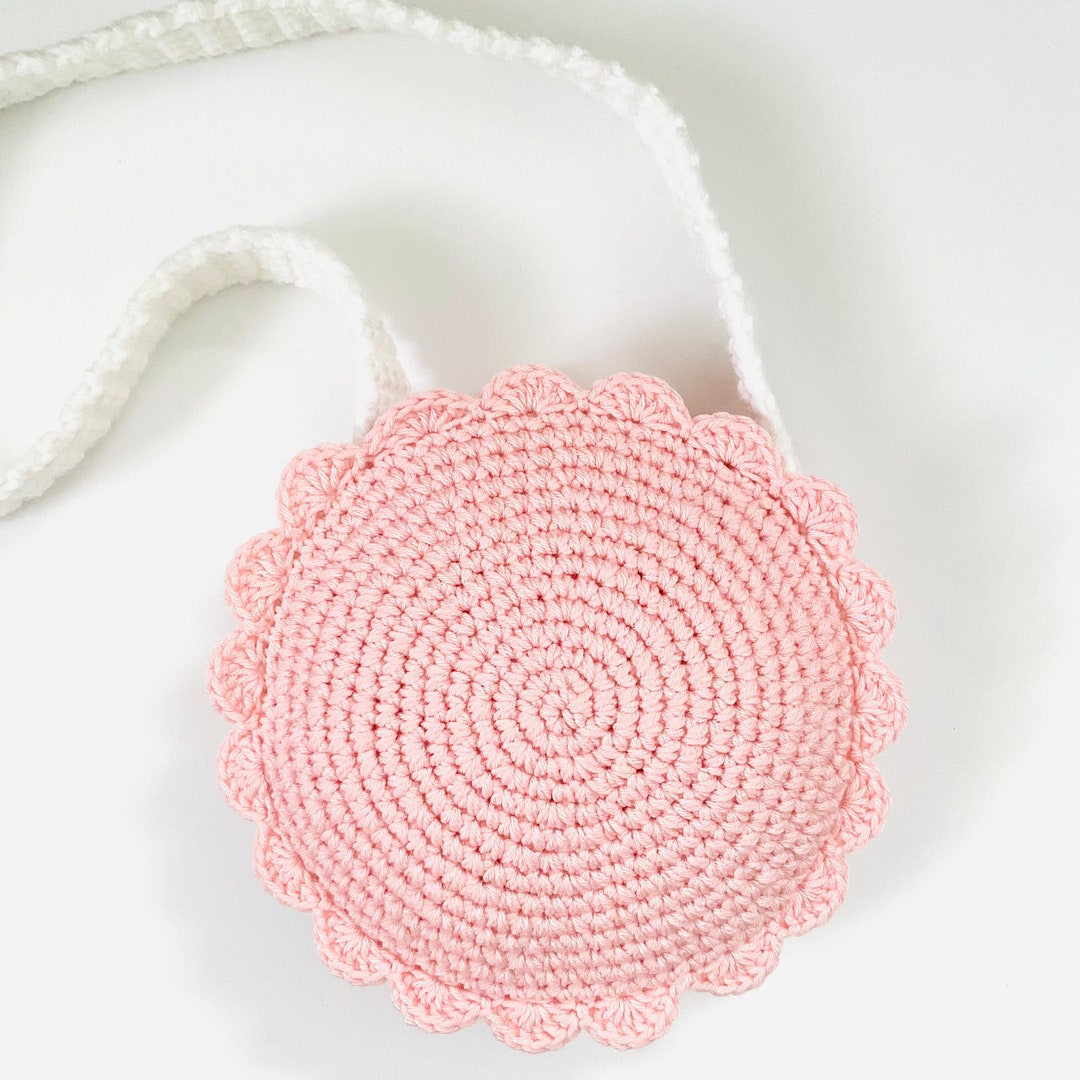 Pink Macaron Bag/ Cute Macaron Bag/ Cute Crochet Bag/ Cookie - Etsy