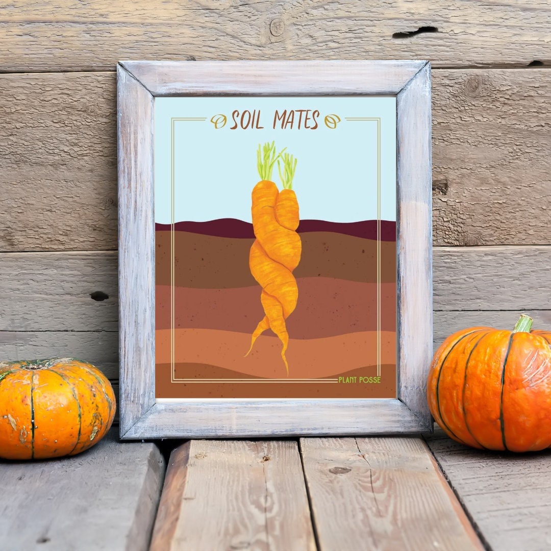 Carrot Art Print, Carrots, Art, 8 X 10, Vegan, Vegan Art, Vegetable Art ...