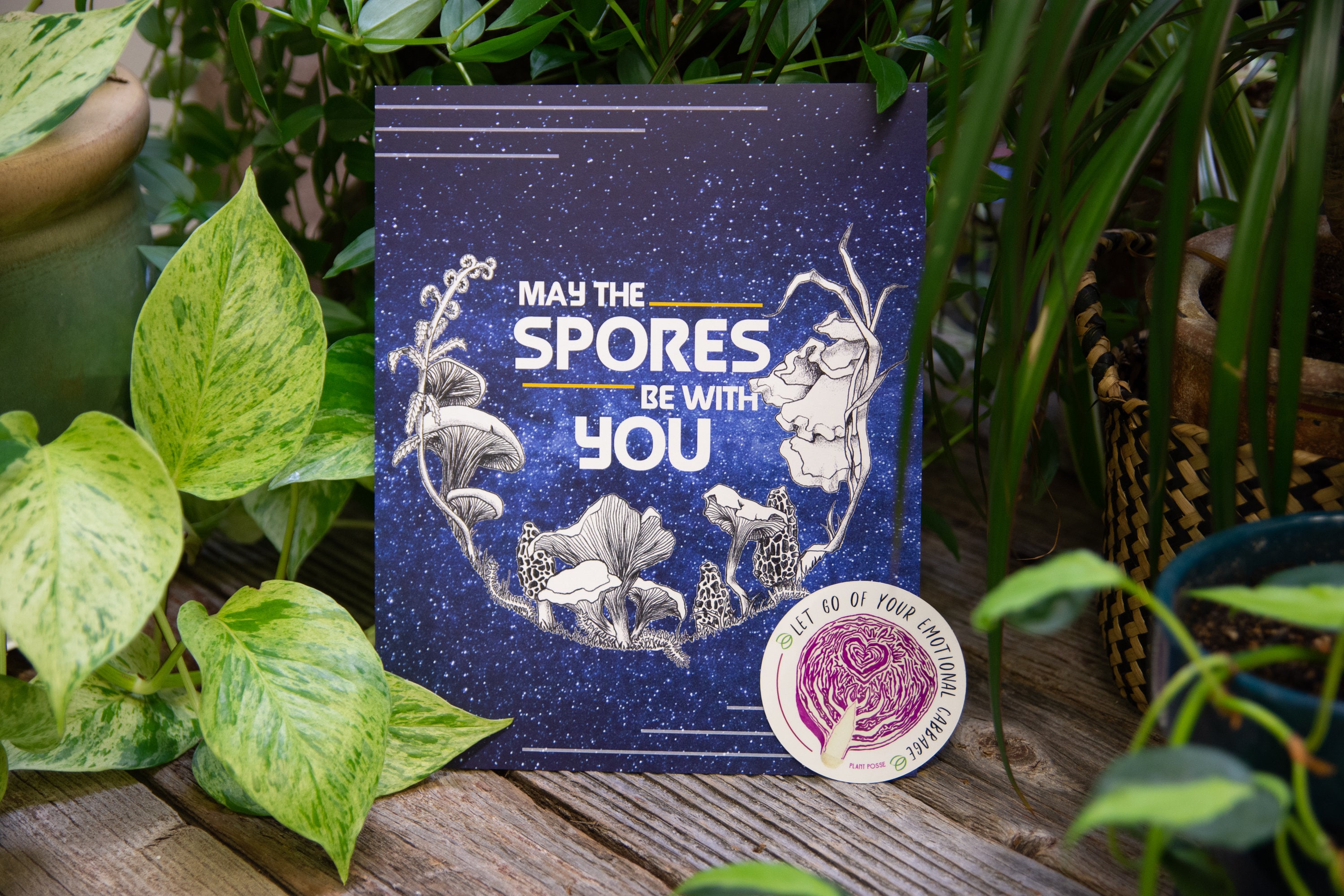 SURPRISE Print & Sticker Pack 8 X 10 Print Sticker Art | Etsy