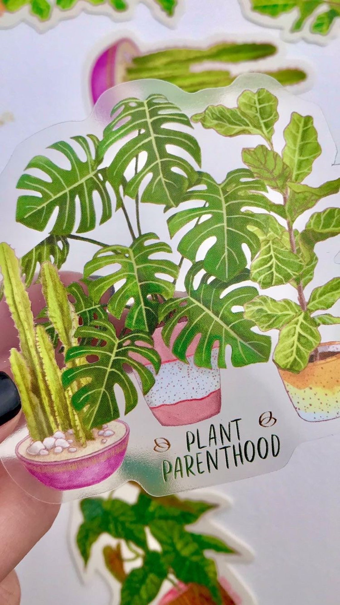 Plant Parenthood Sticker Plant Art Plant Stickers Plant - Etsy