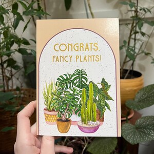 Plant Greeting Card, Plant Birthday Card, Birthday Plant, Houseplants ...