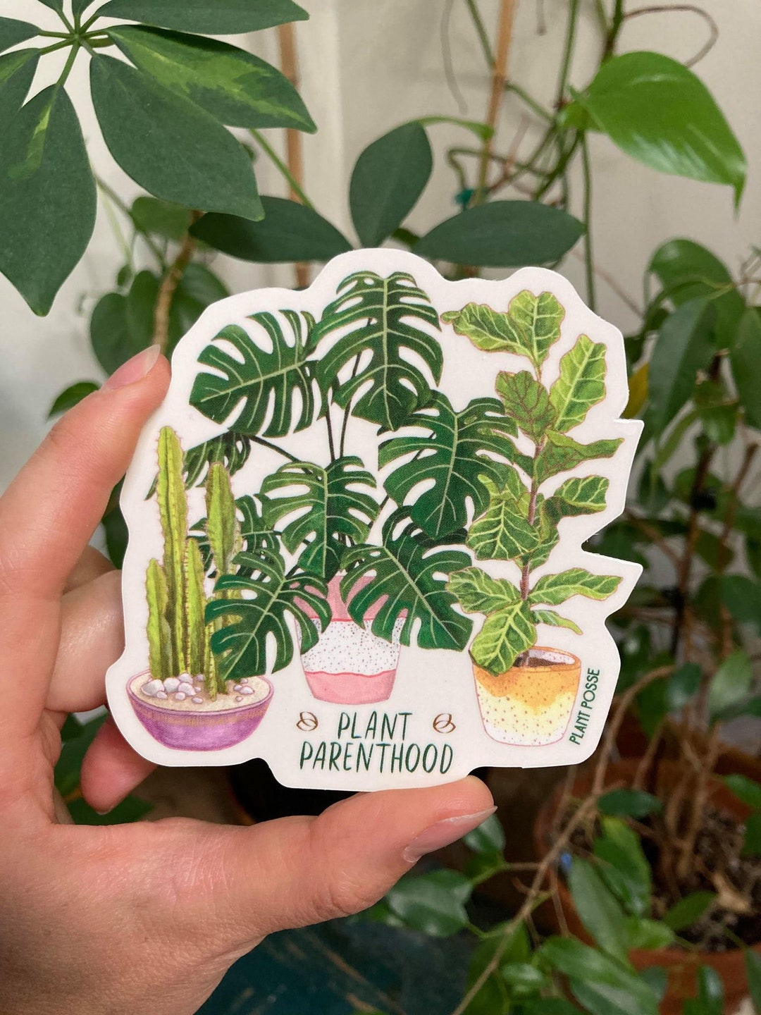 Plant Parenthood Sticker, Plant Art, Plant Stickers, Plant Mom, Plant ...