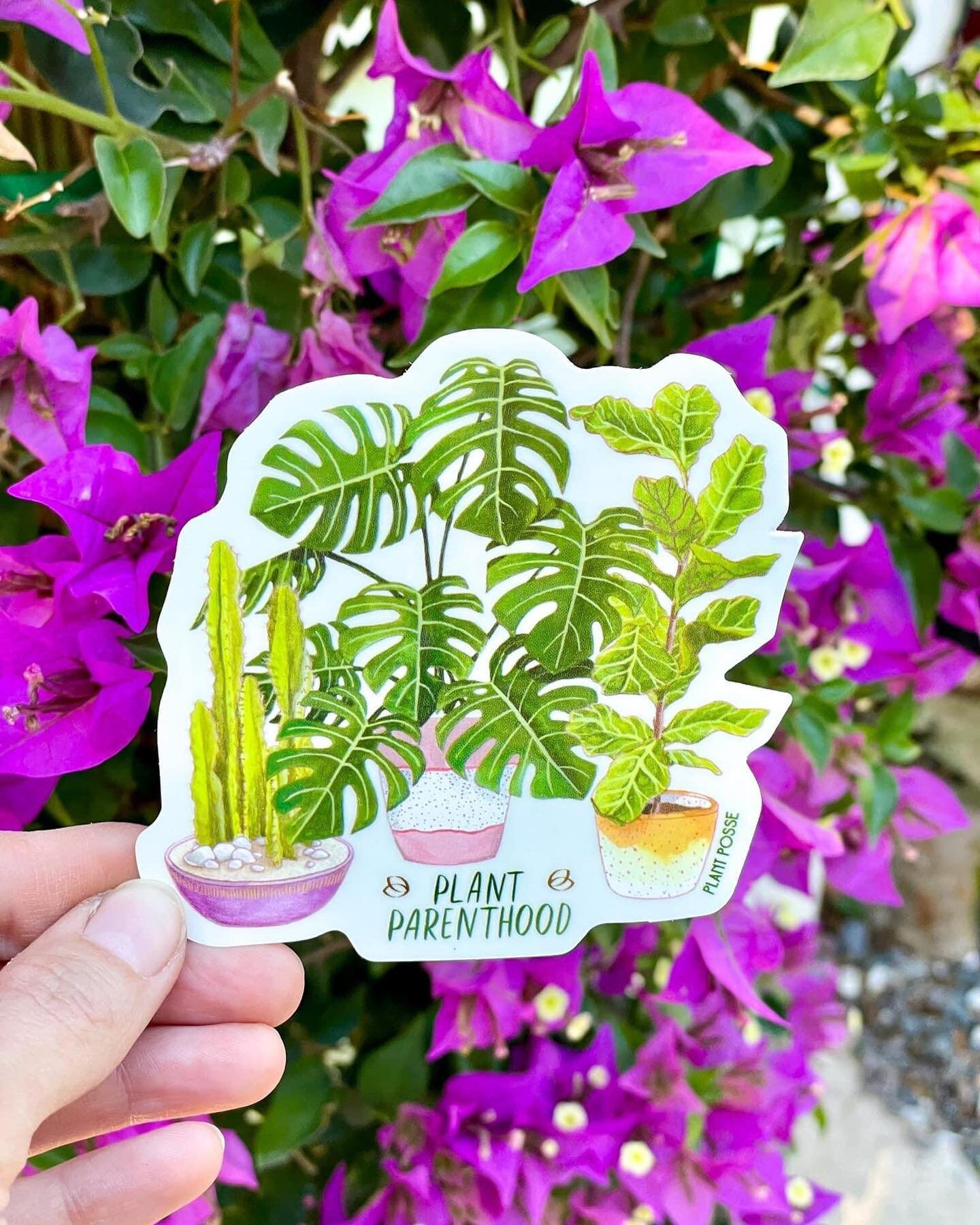 Plant Parenthood Sticker Plant Art Plant Stickers Plant - Etsy
