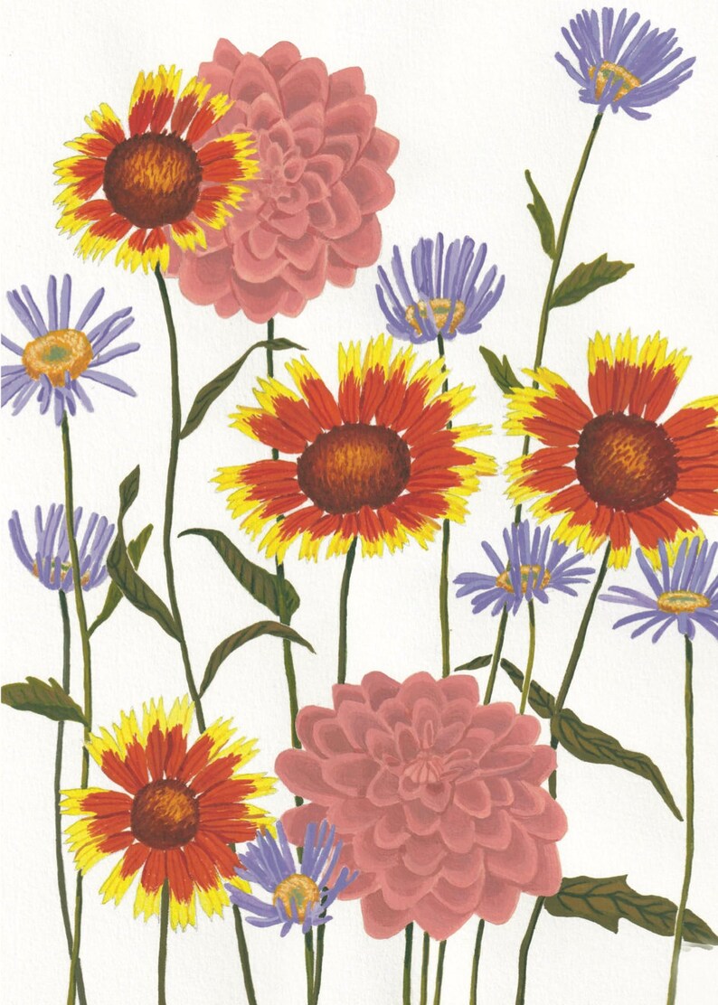 Wildflower Card, Floral Card, Country Card, Plant Posse, Flower Power ...