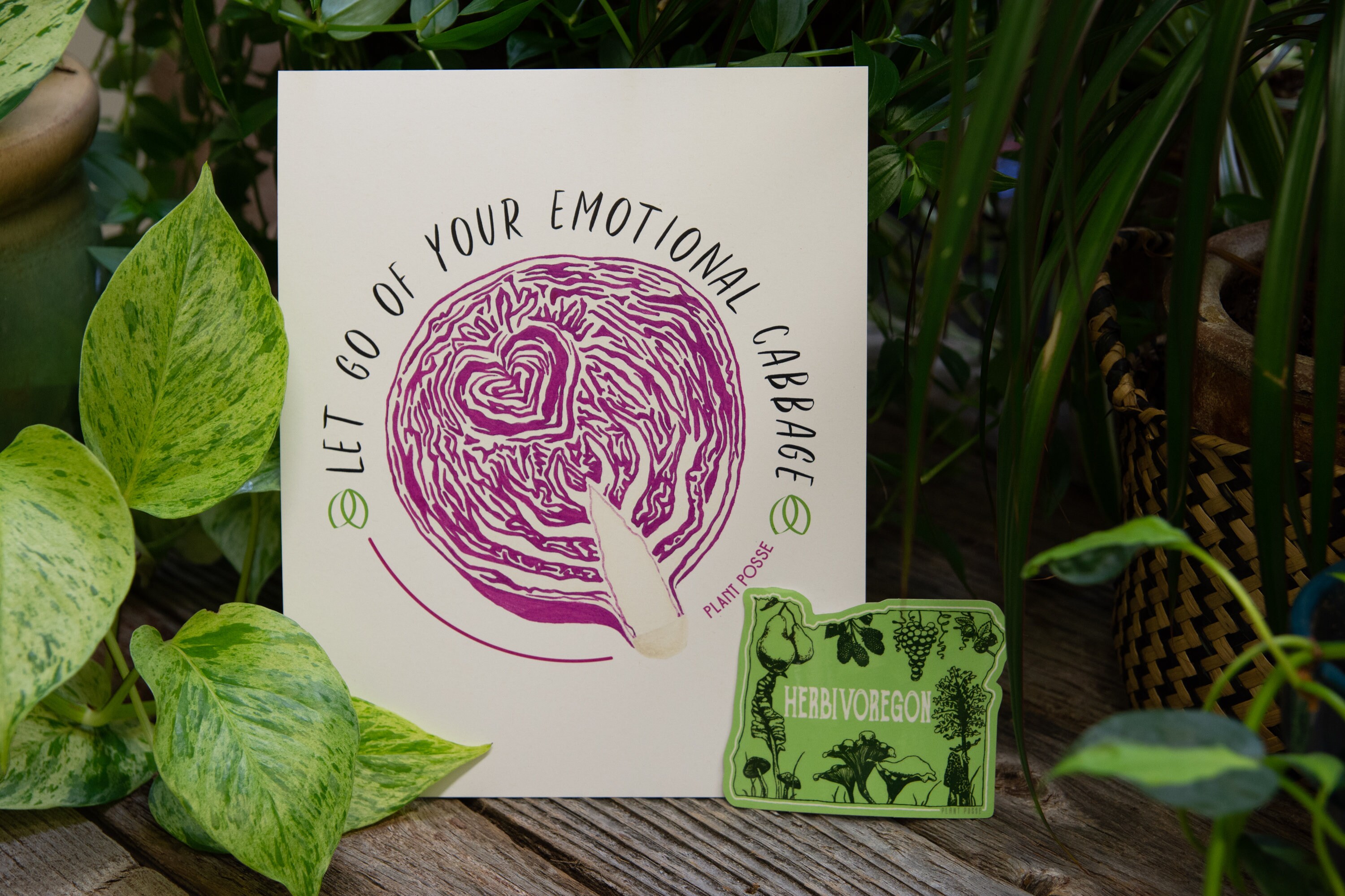 SURPRISE Print & Sticker Pack 8 X 10 Print Sticker Art | Etsy