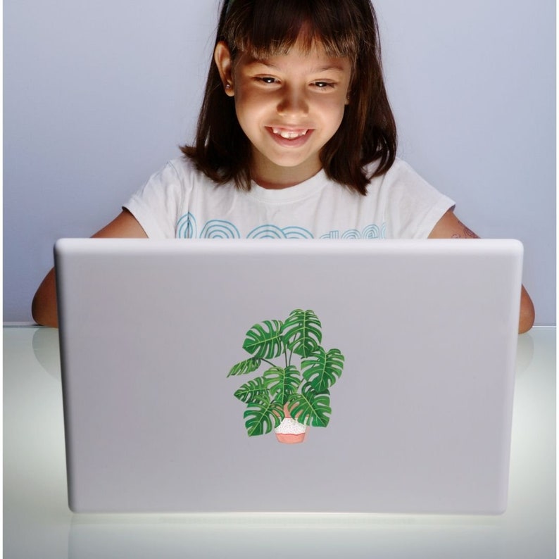 Monstera Vinyl Sticker, Plant Art, Plant Stickers, Monstera Deliciosa ...